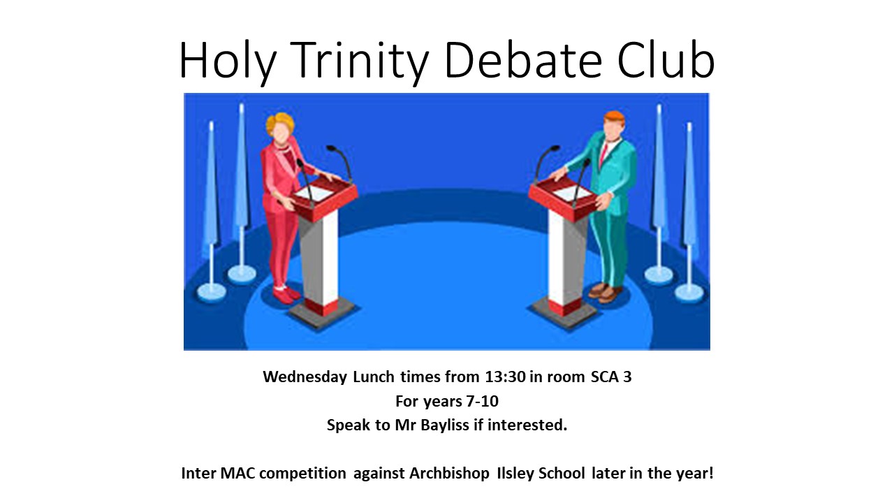 News of two exciting competitions - Holy Trinity Catholic School
